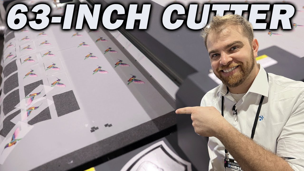 Save Time Cutting DTF Transfers with this 63-Inch Flatbed Cutter - YouTube