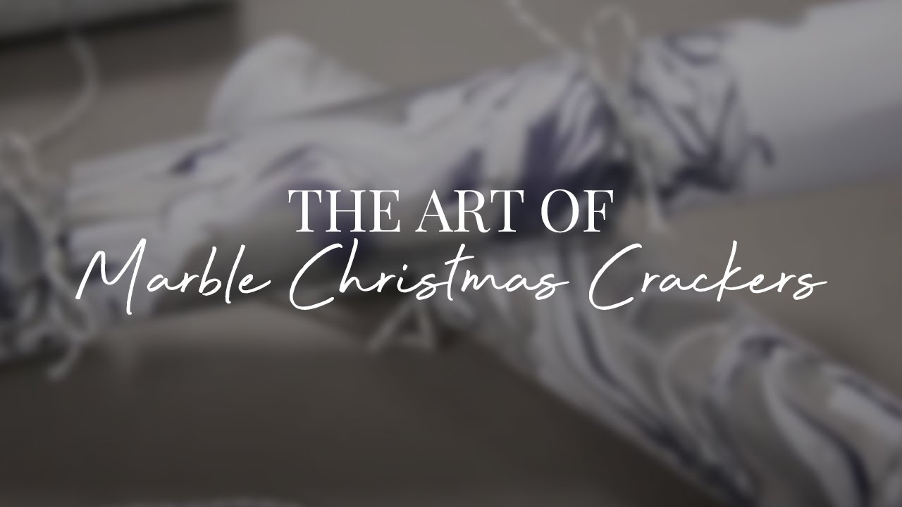 THE ART OF | Marble Christmas Crackers - YouTube