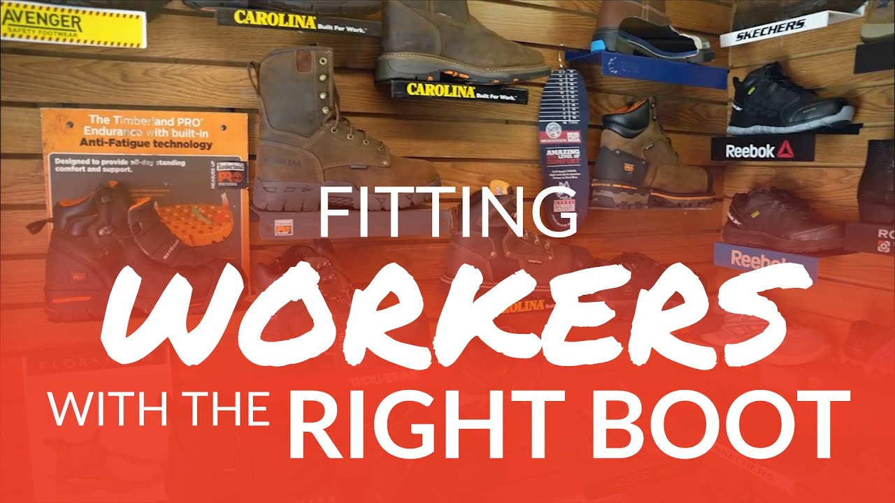 Fitting Workers with the Right Boot - YouTube