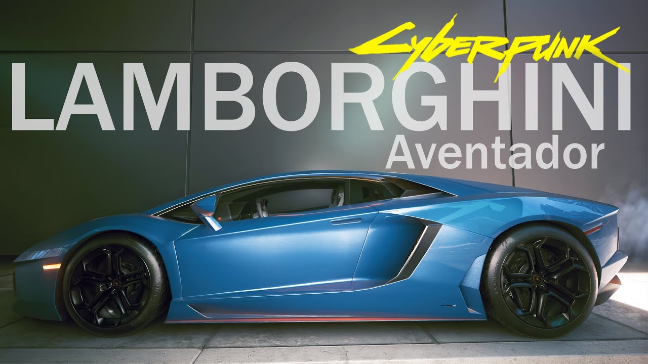 Cyberpunk 2077 | Lamborghini Aventador LP 700-4 Mod - YouTube