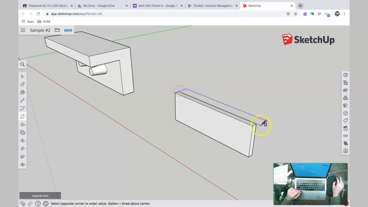 Sketchup #3: Groups and Dimensions - YouTube