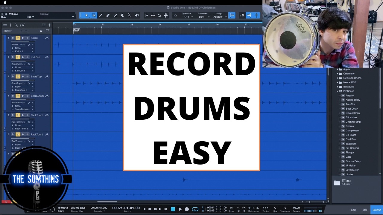 3 EASY & Powerful DRUM RECORDING Tips For Absolute Beginners - YouTube