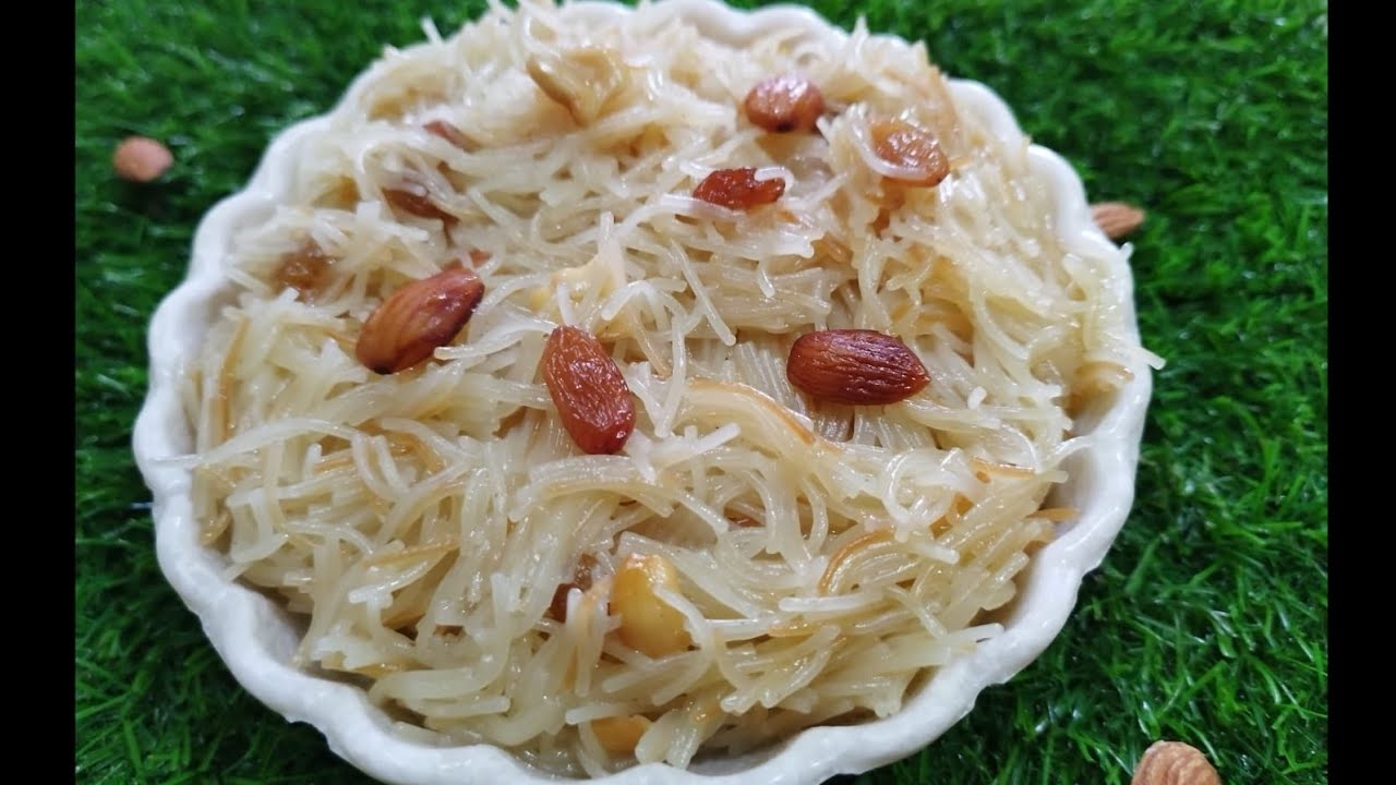 Sweet Vermicelli Recipe | Dry Meeti Seviyan Recipe . Sweet Vermicelli ...