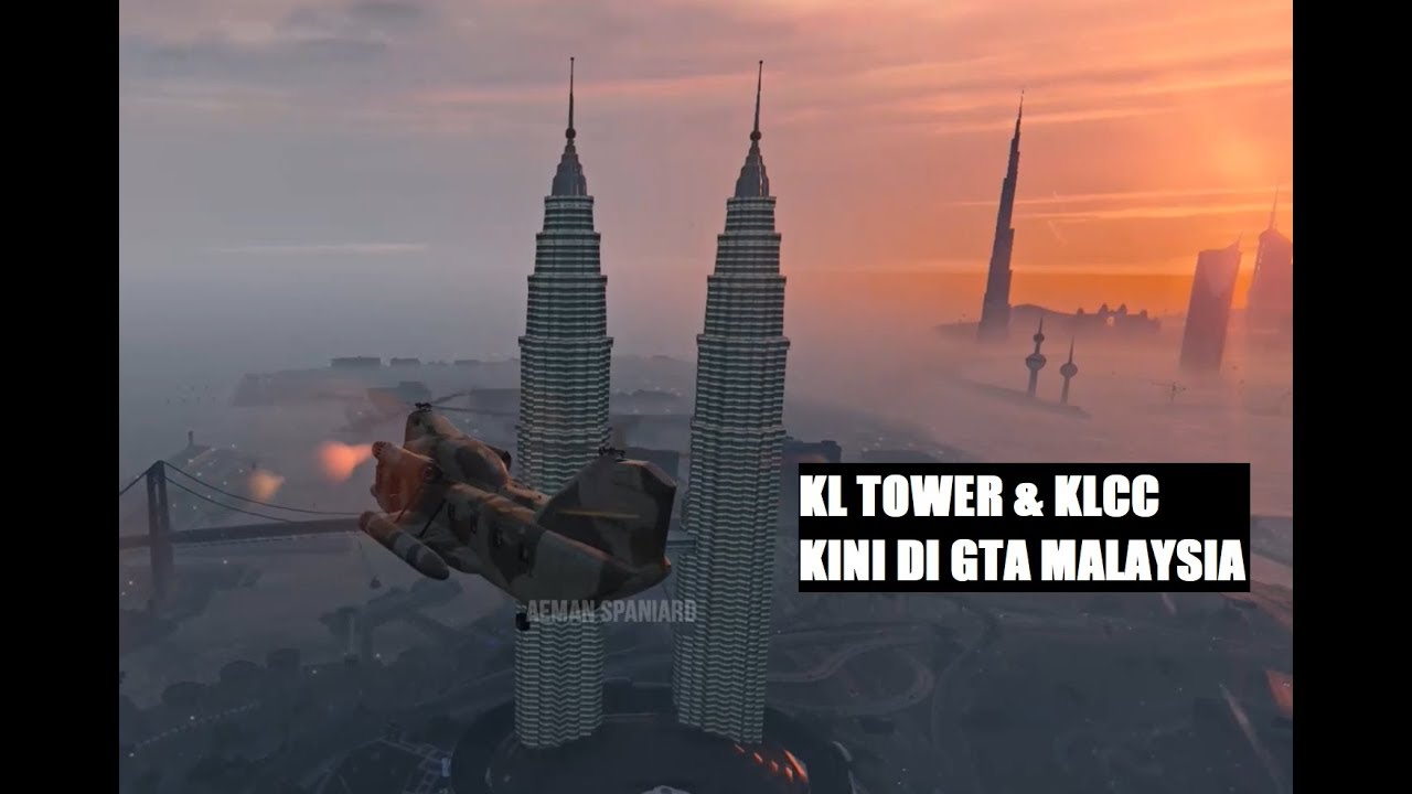 KLCC & KL Tower : GTA Malaysia - YouTube