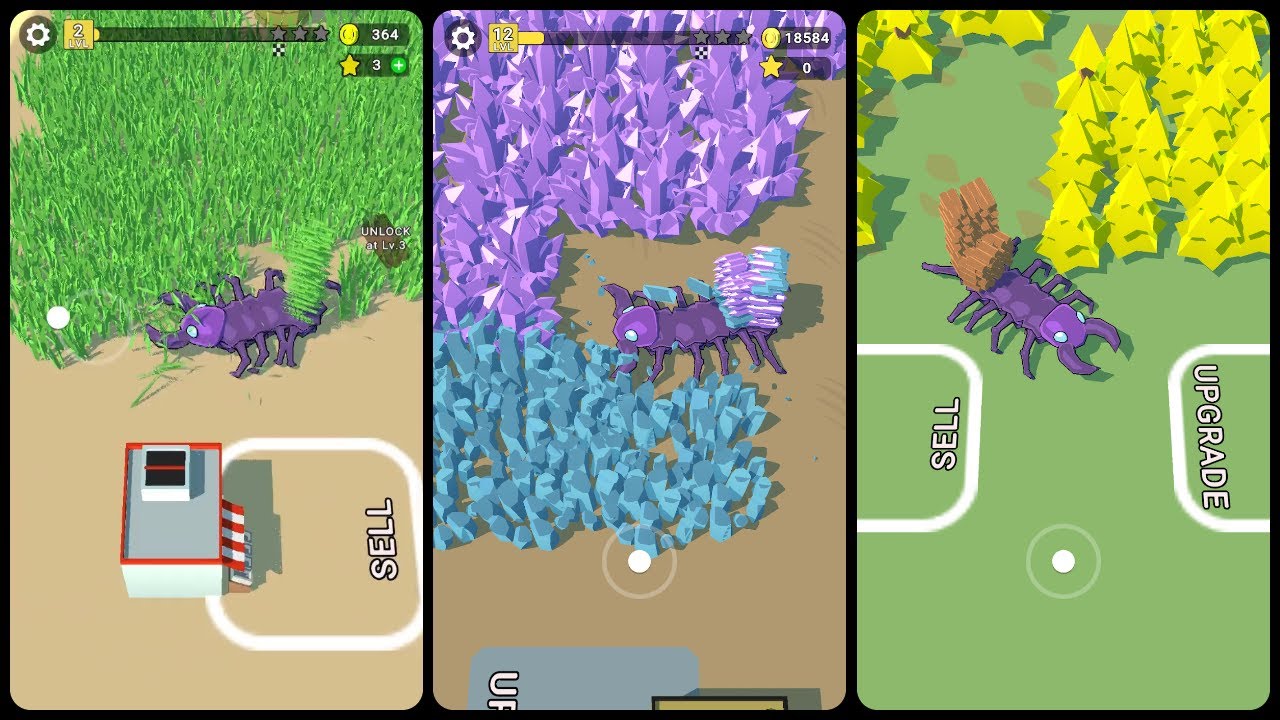 Mighty Worms Gameplay Android Mobile - YouTube