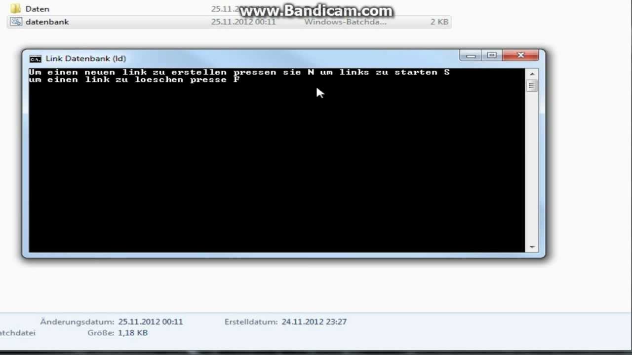 CMD Link Datenbank [HD] - YouTube