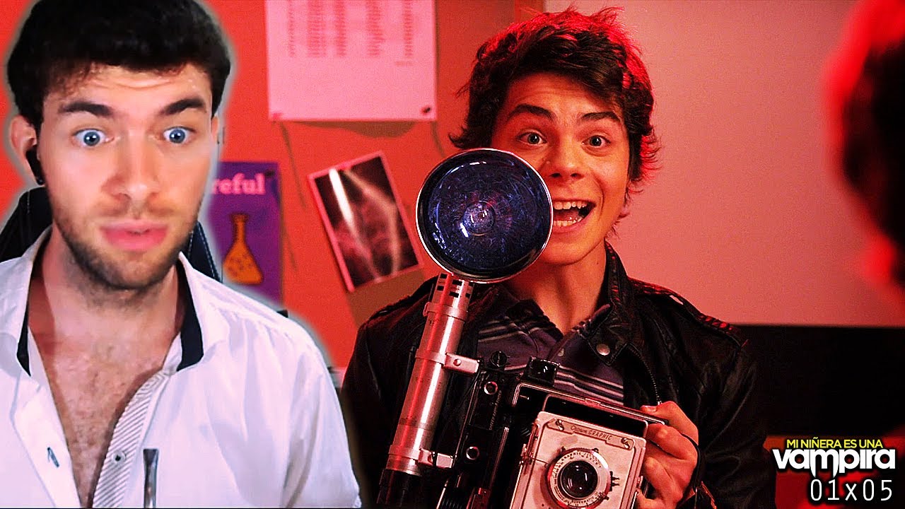 REACCIÓN MI NIÑERA ES UNA VAMPIRA 01X05 PRIMERA VEZ | REACCION - YouTube