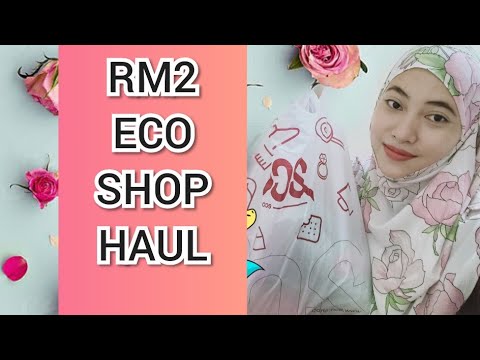 (MUST WATCH) My first haul Kedai Rm2 eco shop home n stationary haul # ...