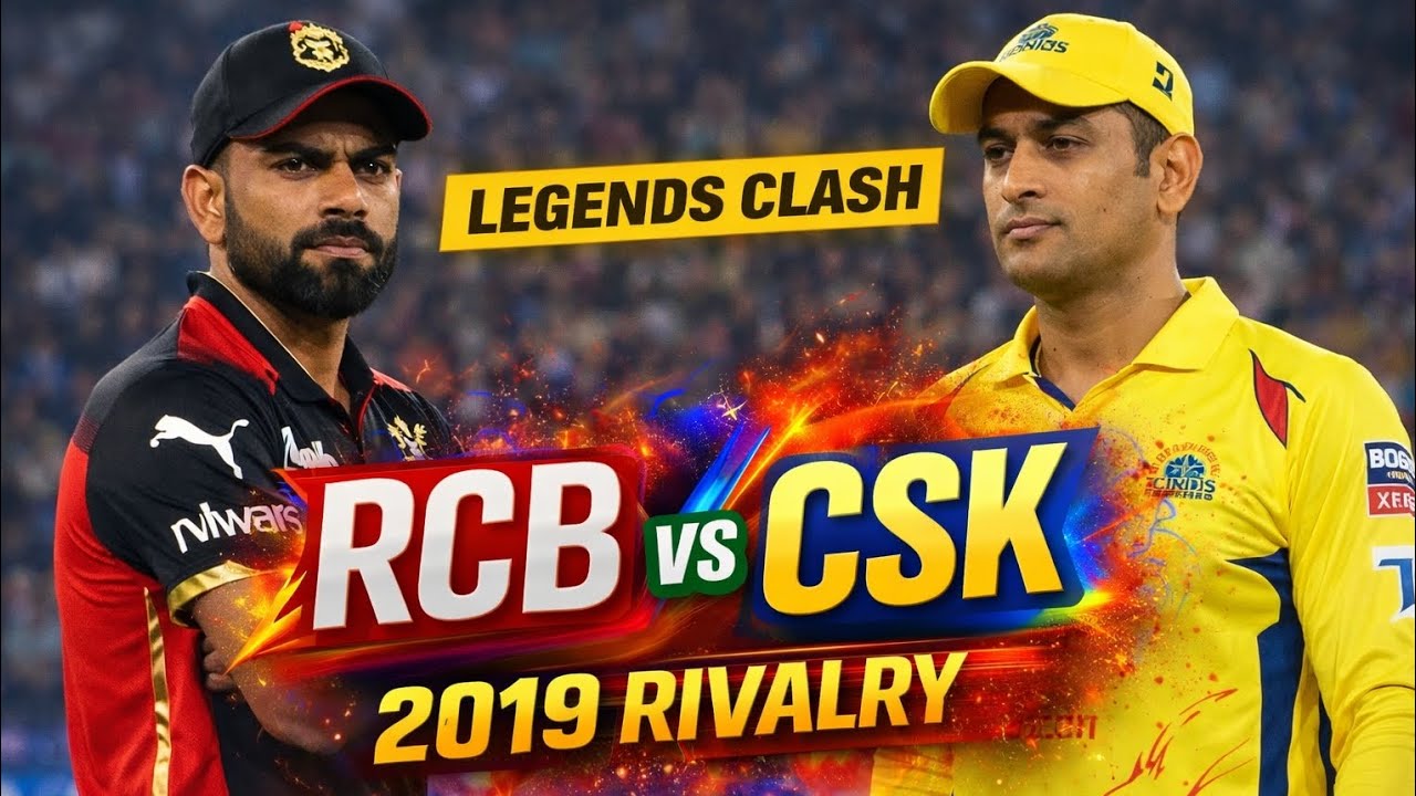 Legends Clash | RCB VS CSK 2019 RIVALRY | #ipl2019 #cricketfever # ...