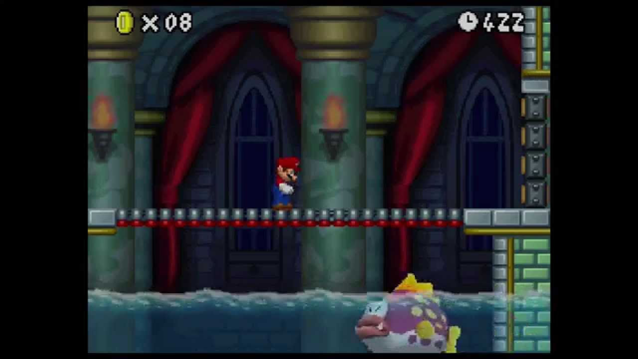 New Super Mario Bros. Boss 3 - Cheepskipper - YouTube