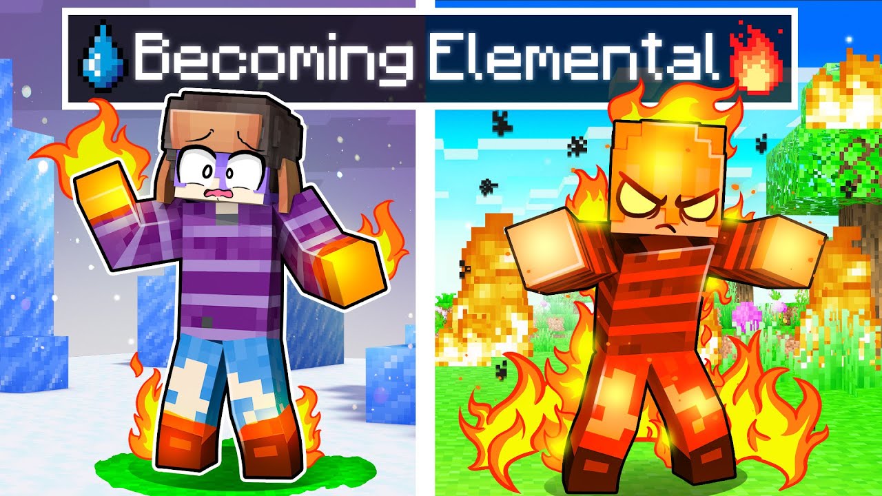 Becoming ELEMENTAL in Minecraft! - YouTube