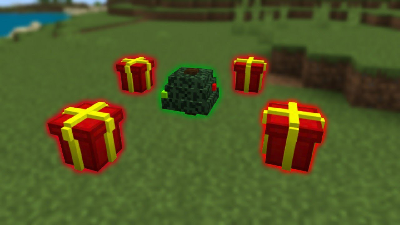 Opening Lucky Block Christmas Presents In Minecraft Bedrock Edition ...