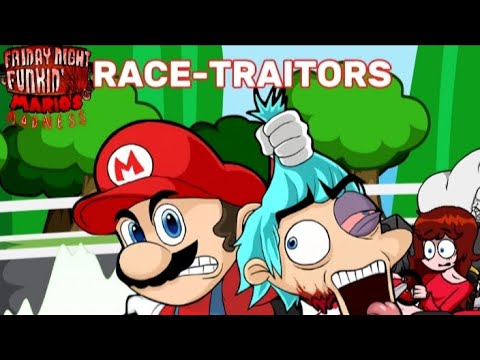 Mario Madness V2 - Race-Traitors - Fan Visualizer {FnF} - YouTube