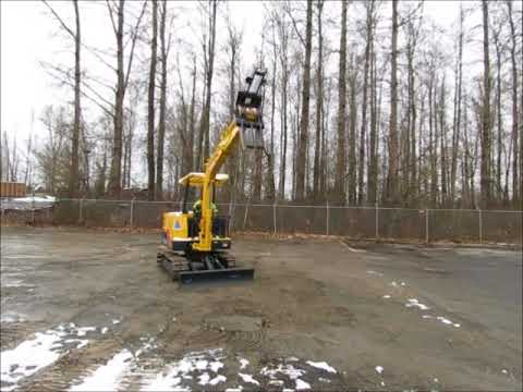 Sold! Yanmar YB301 Hydraulic Mini Excavator 60" Blade Grapple 20 ...