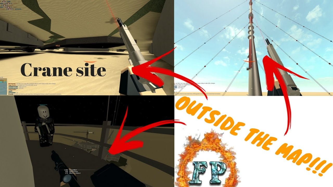 HOW TO: GET OUTSIDE CRANE MAP in PHANTOM FORCES ROBLOX!!! Tutorial to ...