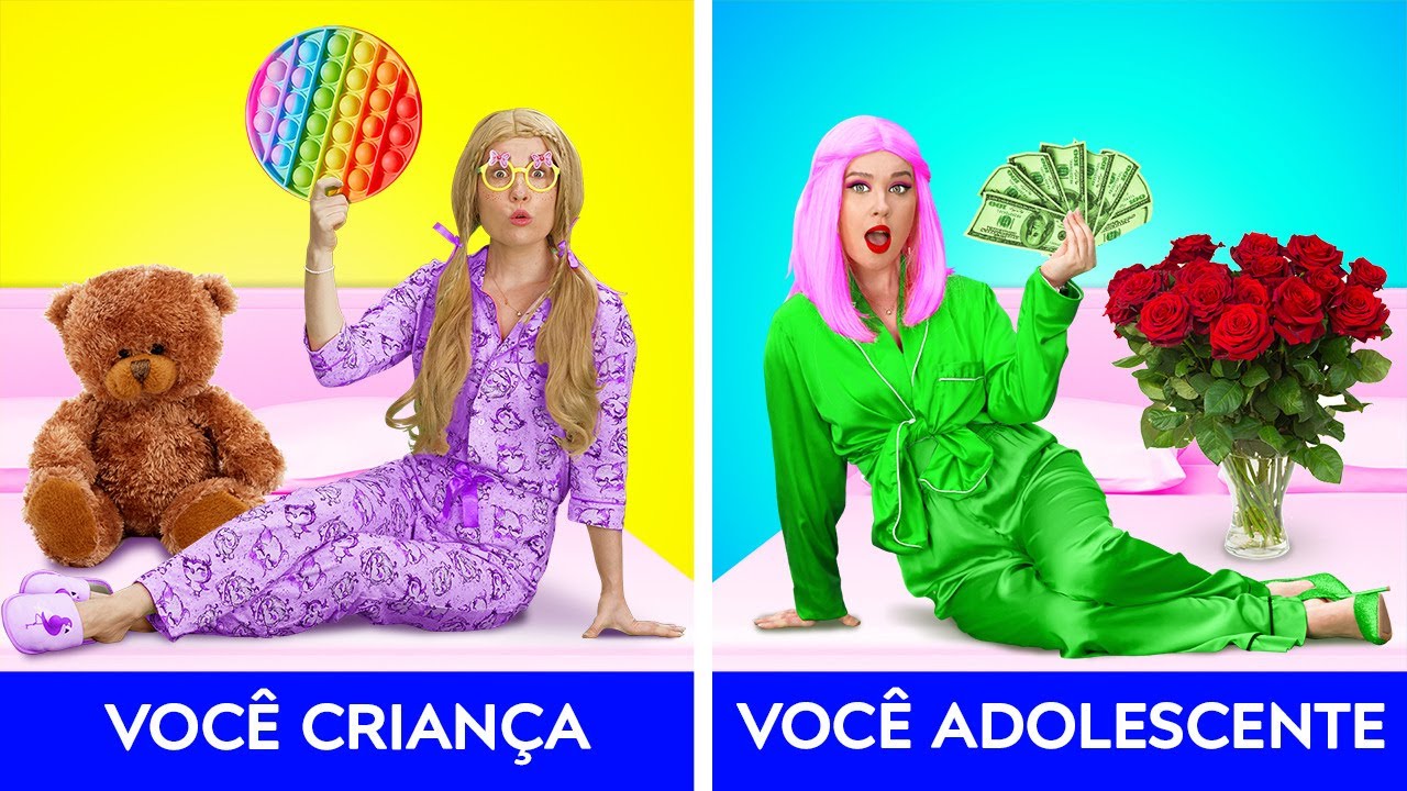 VOCÊ CRIANÇA E VOCÊ NO ENSINO MÉDIO || Problemas Irados e Situações ...