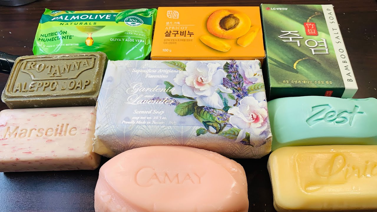 Cutting bar soaps 💐 - YouTube