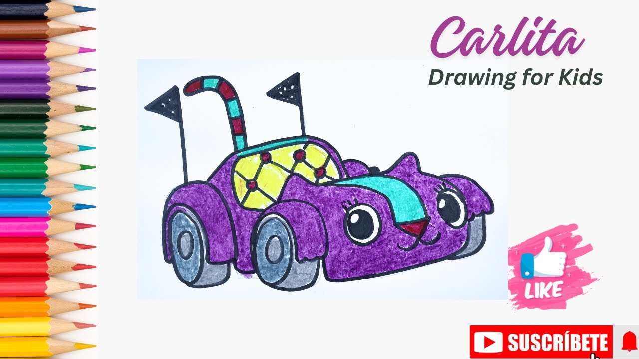 How to draw Gabbys Dollhouse - carlita #art #cartoon #cartoondrawing # ...