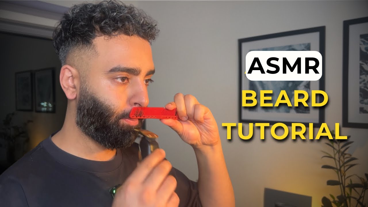 How To Shape & Trim Your Beard At Home | ASMR - YouTube