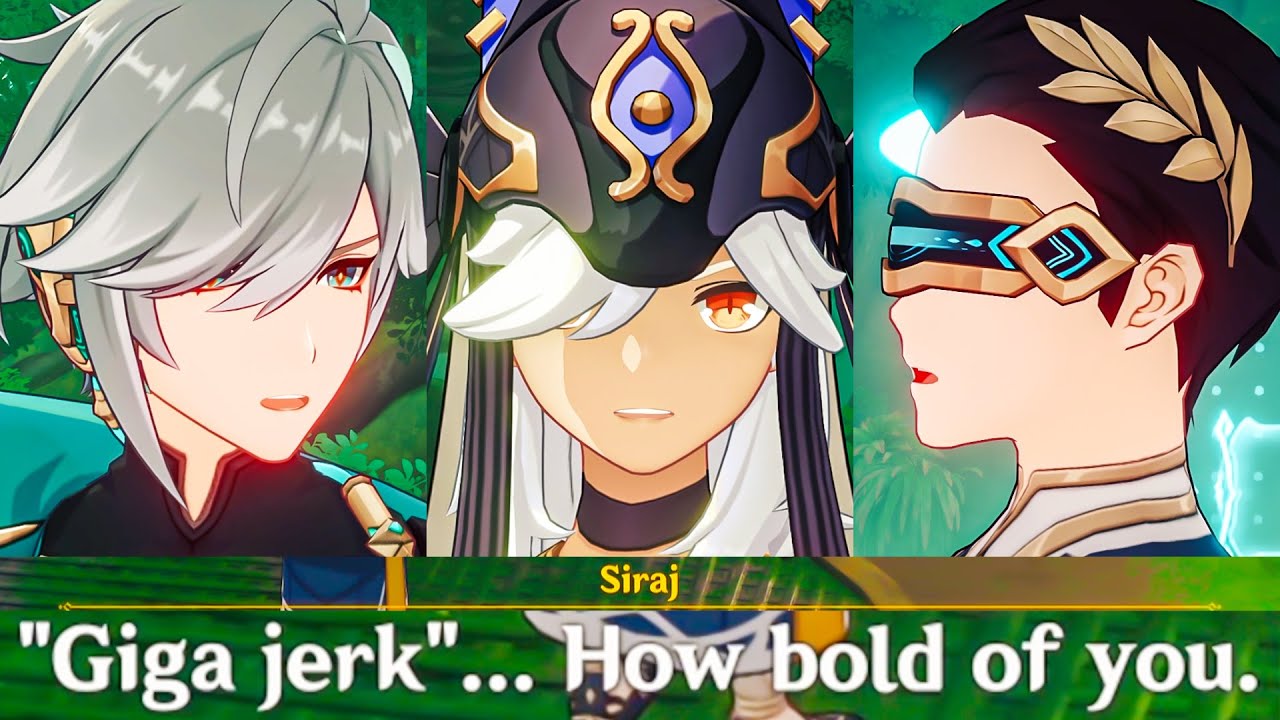 Alhaitham Meets Cyno And His Classmates Cutscene Genshin Impact Story