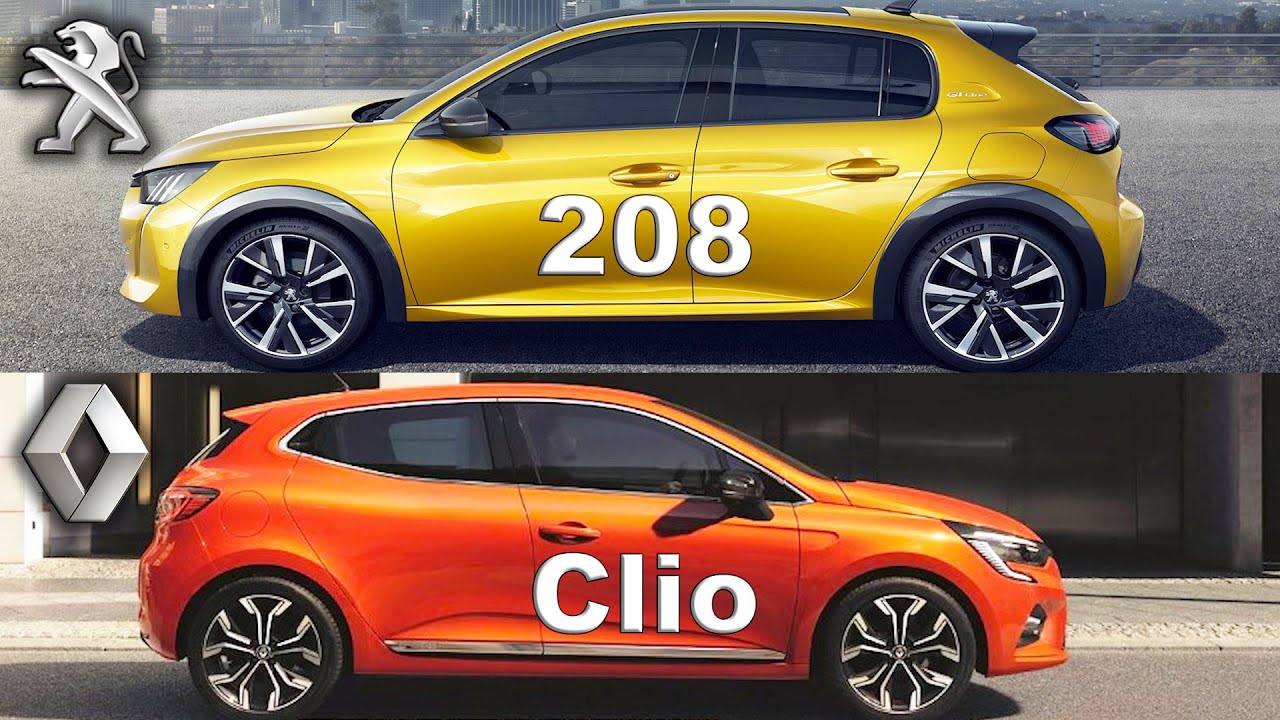 Peugeot 208 Vs Renault Clio Clio Vs 208 Renault Vs Peugeot YouTube