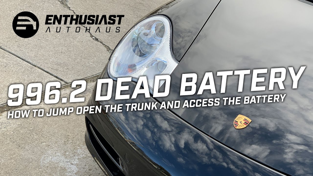 996.2 Dead Battery - How to Open the Trunk to Access It - YouTube