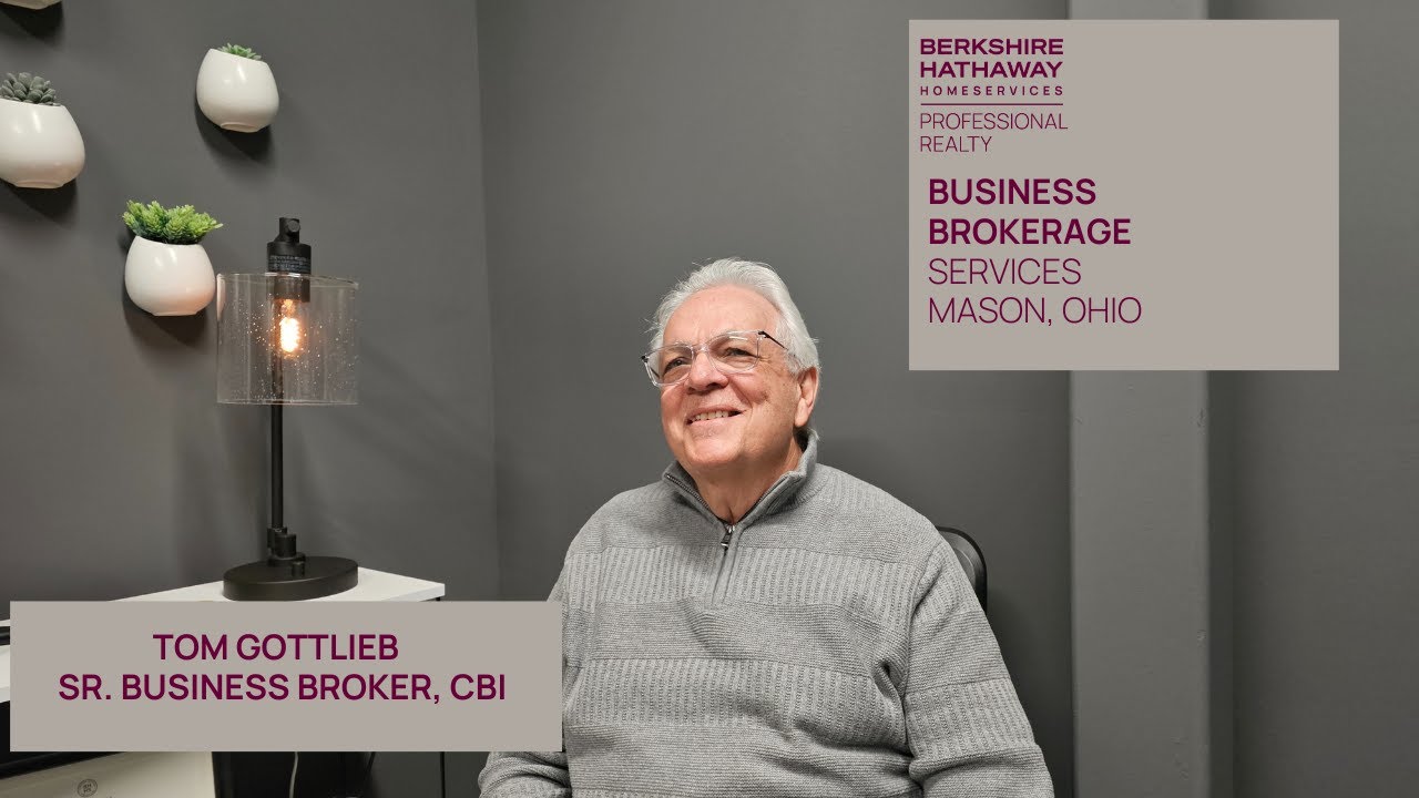 Tom Gottlieb Ohio Business Broker Introduction - YouTube