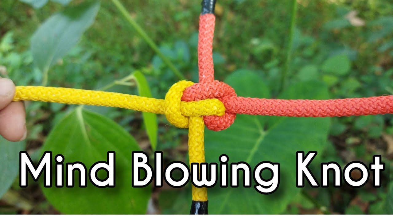 Incredible and mind blowing knot | Zeppelin bend knot | Knot | Rope # ...