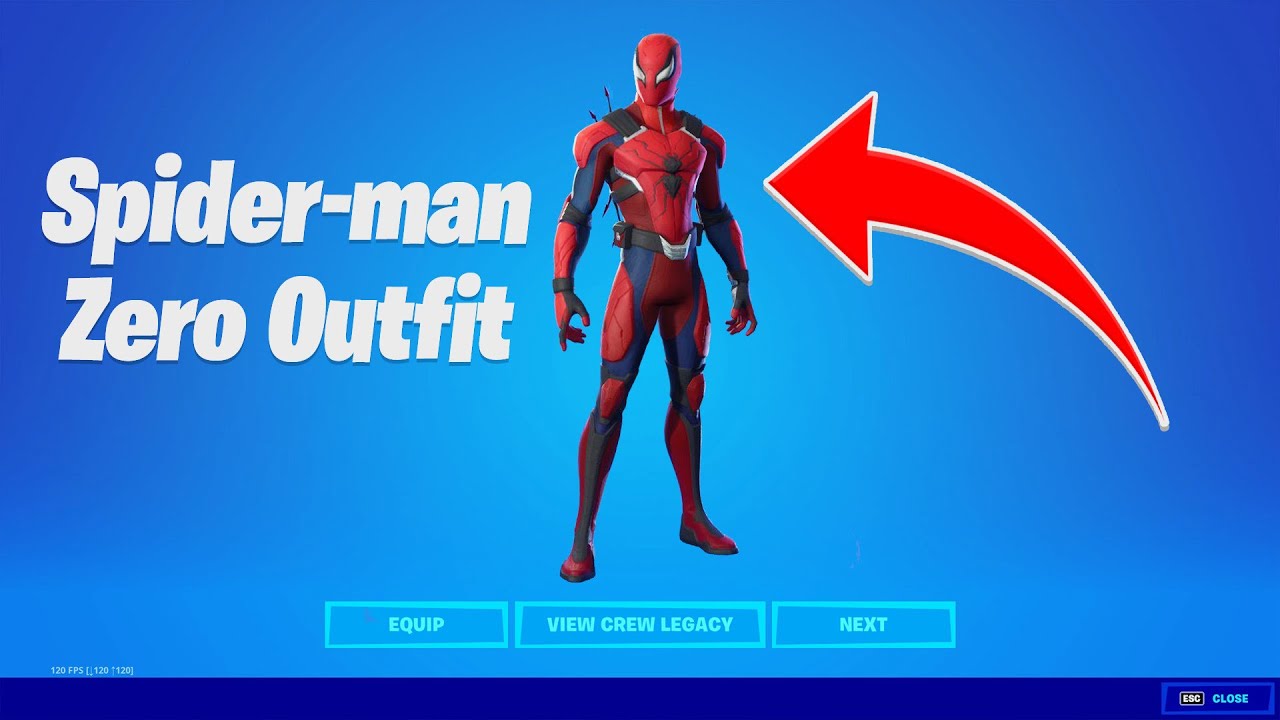 How to get NEW Spiderman Zero Skin In Fortnite (SPIDER-MAN ZERO OUTFIT ...