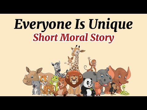 Everyone Is Unique | Short Moral Story | Childenzia English Story - YouTube