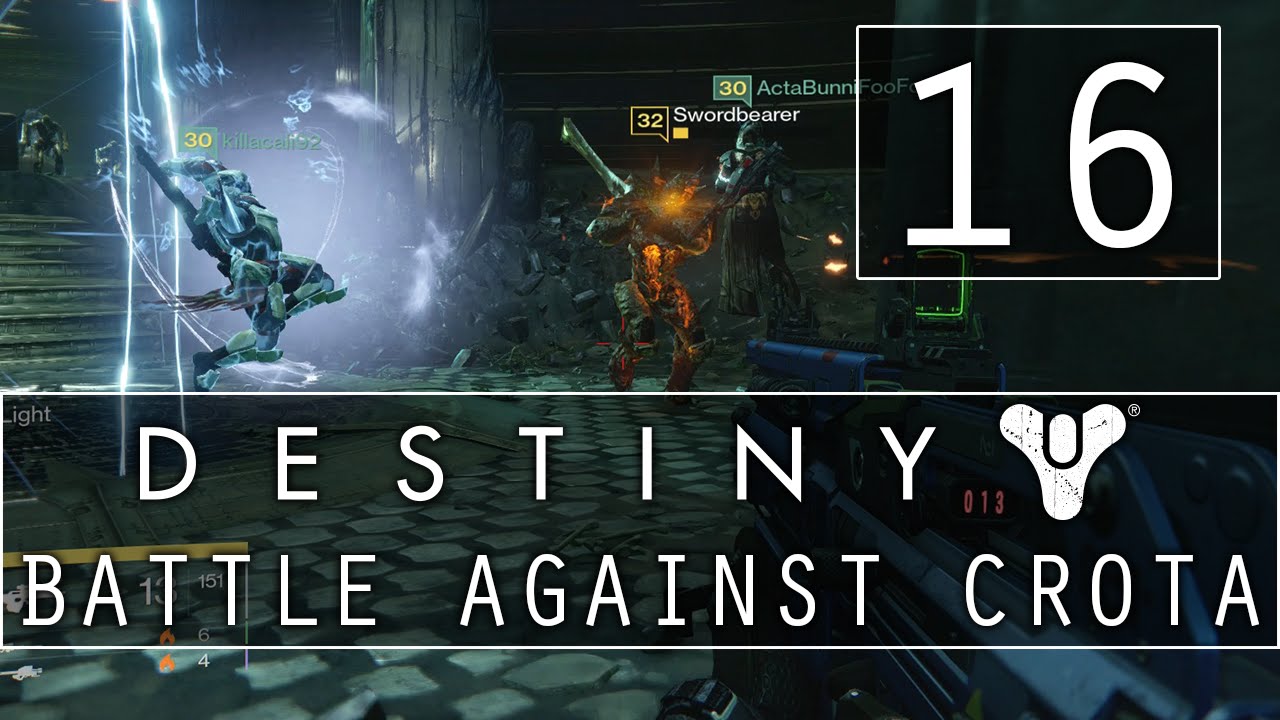 [16] Battle Against Crota (Destiny - Crota's End Raid w/ GaLm and ...