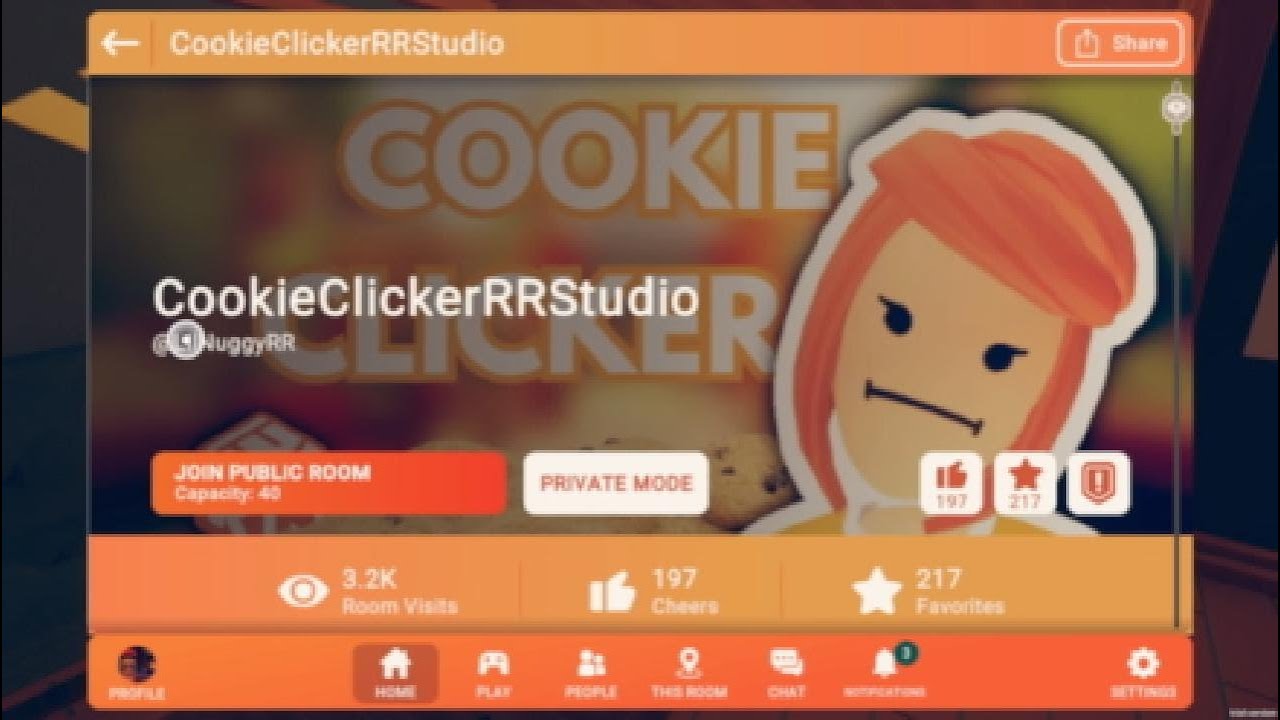 COOKIE CLICKER IN REC ROOM... - YouTube