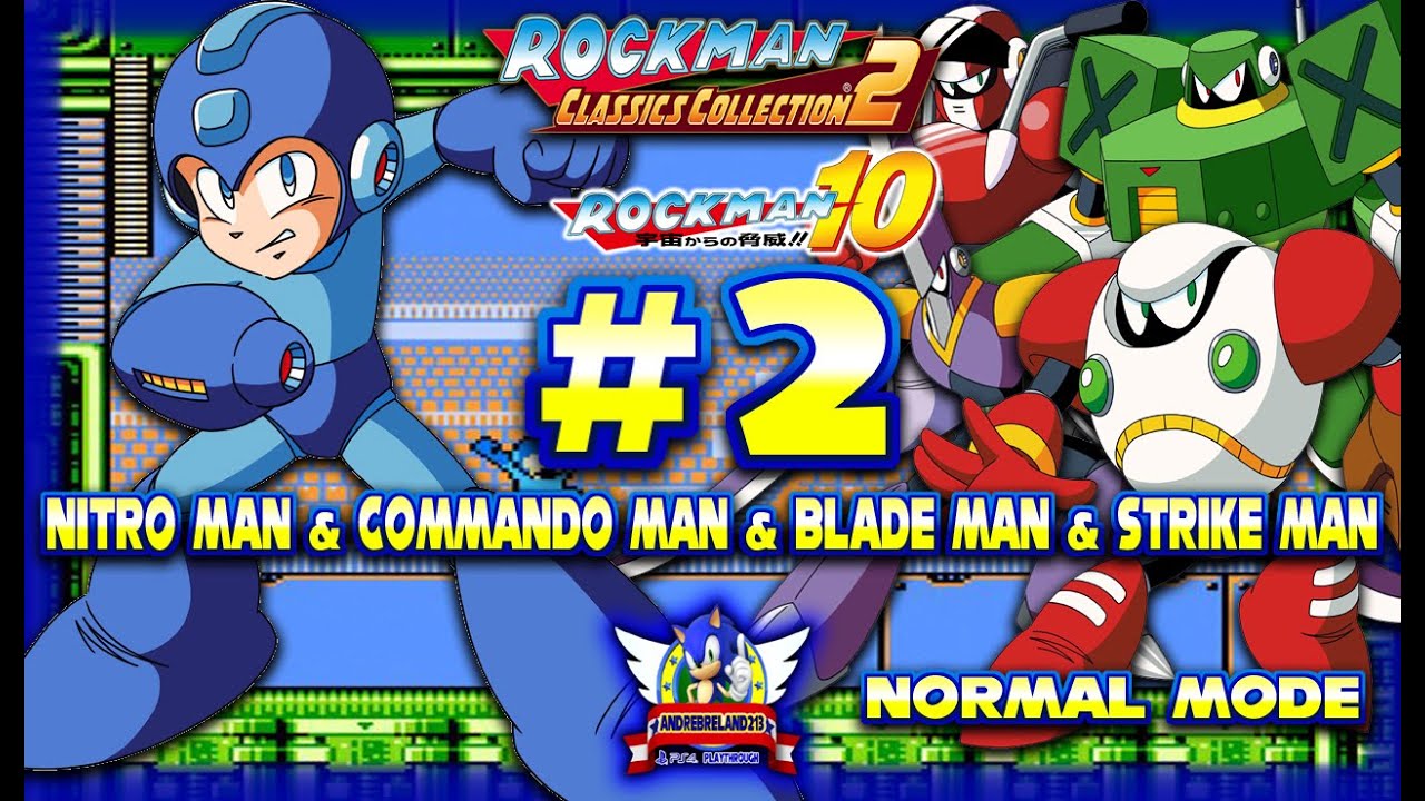 Rockman Classics Collection 2 PS4 (1080p) - Rockman 10 Part 2 Normal ...
