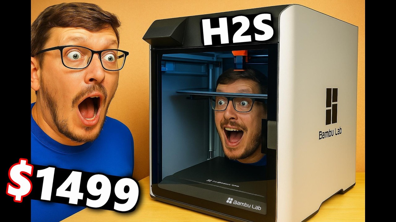 Putting the H2S To WORK! - Newest Large 3D Printer by Bambu Lab - YouTube