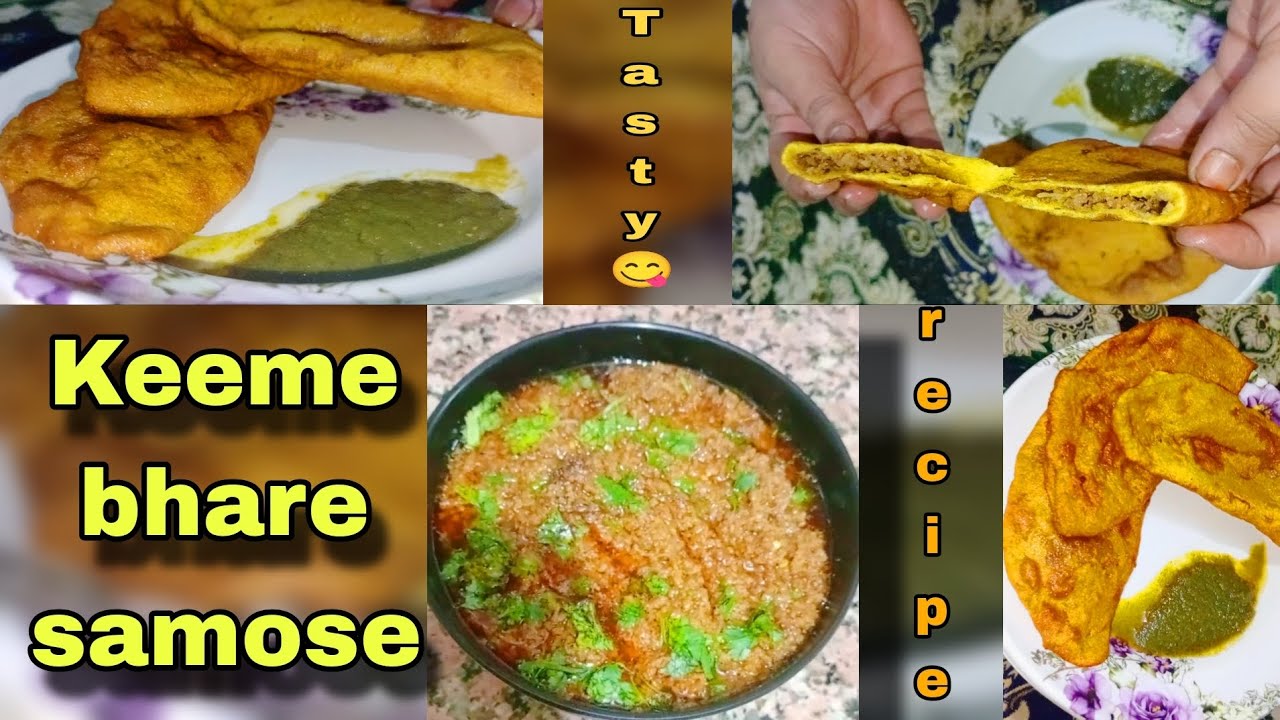 keema bhare samose| keeme ke samose recipe| Ruma food zaikha - YouTube