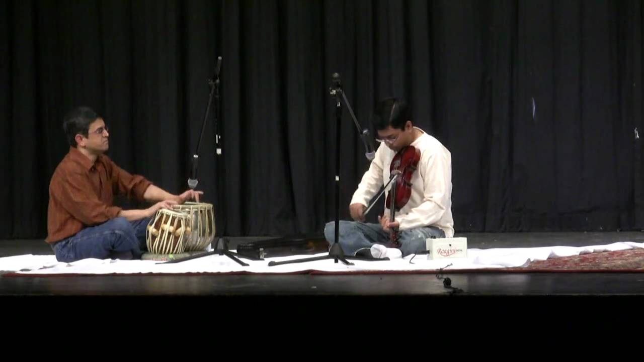 Raga Jayjayanti Violin Amlan Banerjee Tabla Nitin Pathak P-2 - YouTube