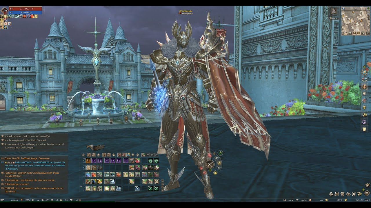 ZGaming Divine Templar Rumo 90 Bora Farm/Oly - YouTube