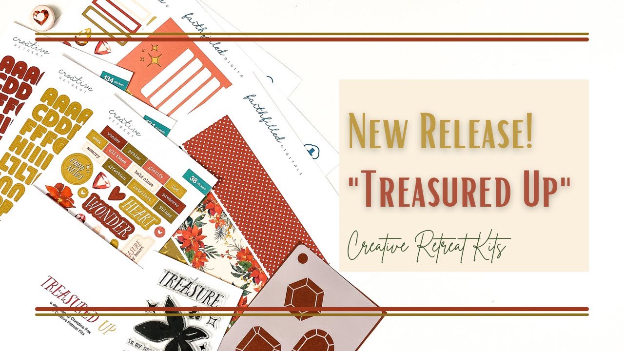 Creative Retreat Kits - "Treasured Up" - NEW RELEASE! - YouTube
