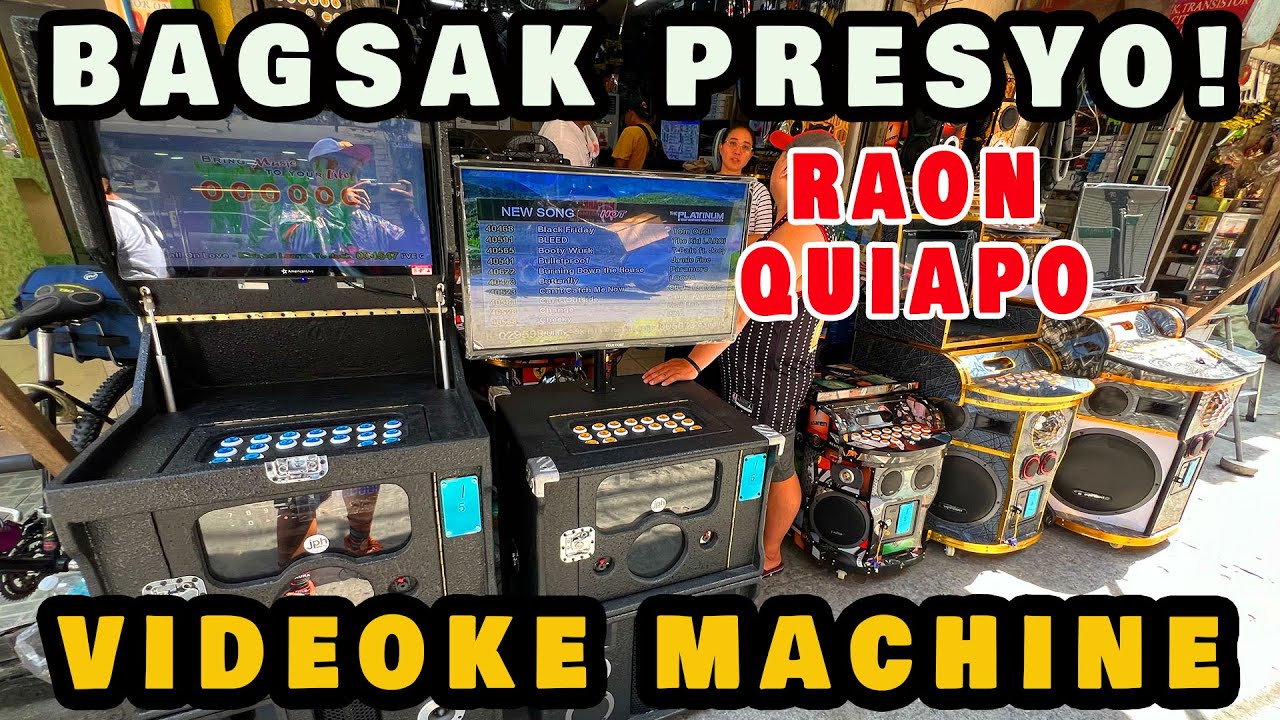 CANVAS TAYO MAGKANO NA NGA VIDEOKE MACHINE NGAYON SA | QUIAPO RAON ...
