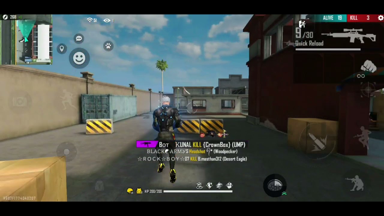 Black army (FREE FIRE) WOODPECKER GUN,and DESERT GUN TRAY - YouTube