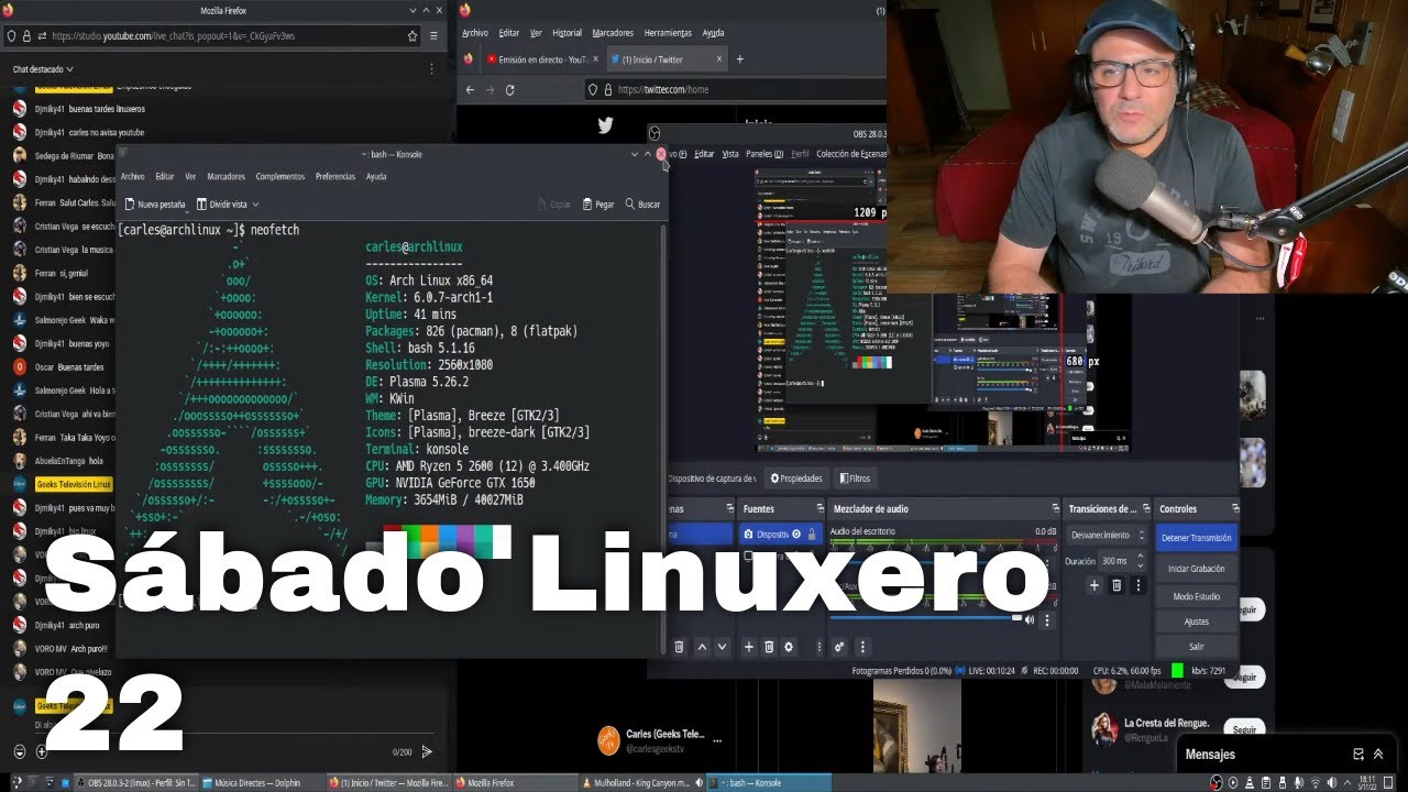 Sábado Linuxero #22 con Arch Linux... - YouTube
