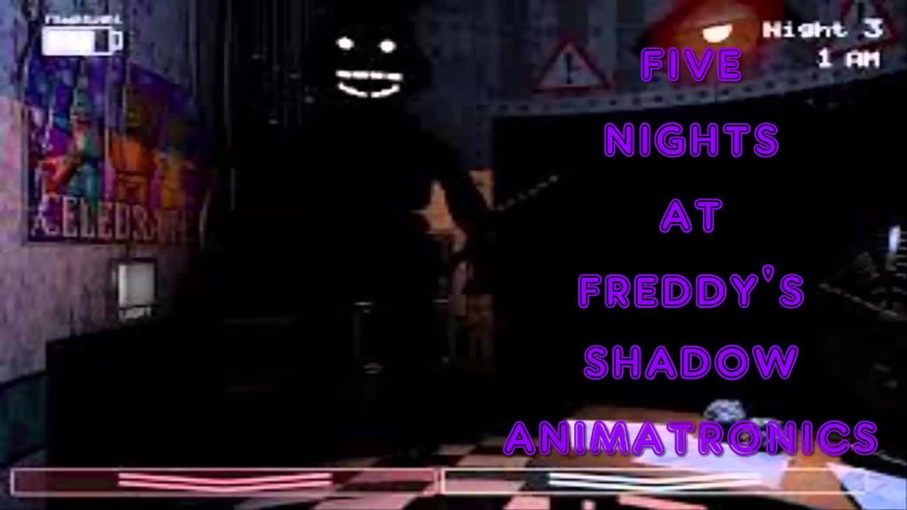 Five nights at freddy's 2- Shadow animatronics SONG - YouTube