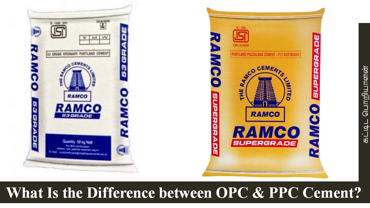 What Is the Difference between OPC & PPC Cement? - YouTube