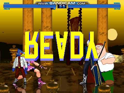 MUGEN Request: Karin & Falco Vs Vergil & Peter