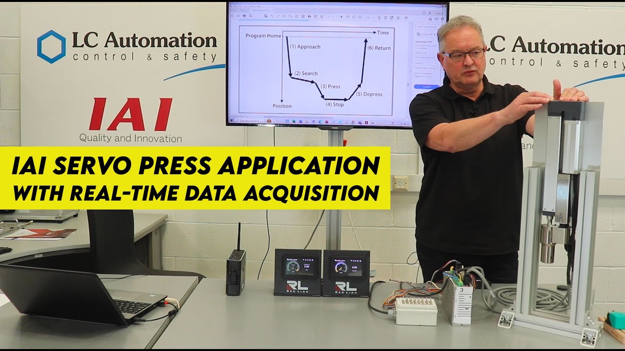 IAI Servo Press Application with Real-Time Data Acquisition and Logging ...