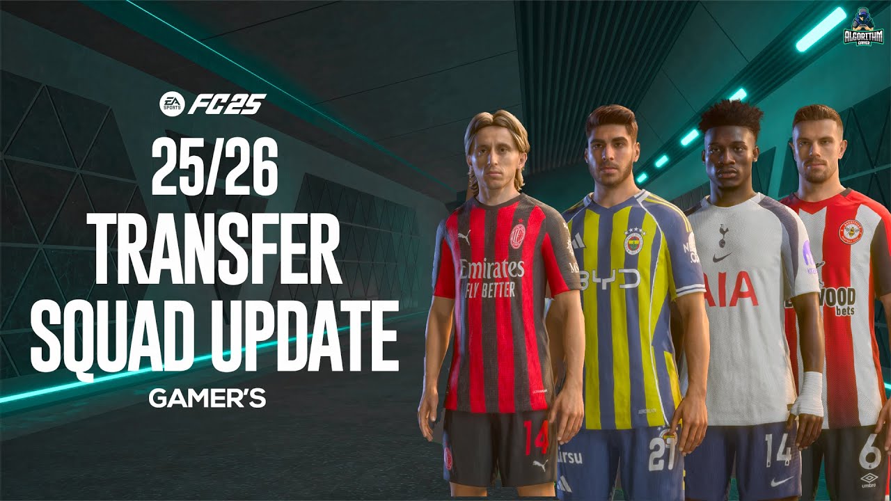 25/26 New Squad Update For FC 25 V1 (New Transfer & Managers) - YouTube