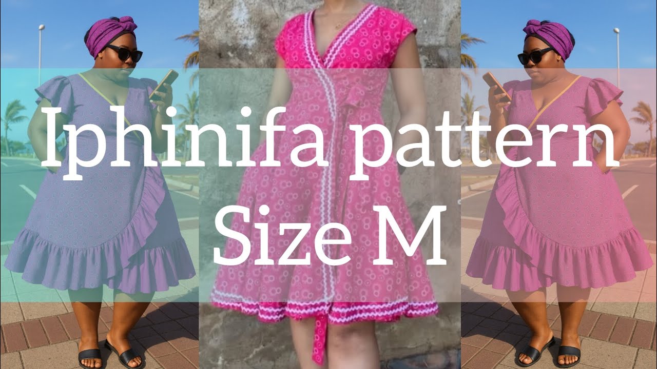 Diy phinifa/pinafore pattern size M - YouTube