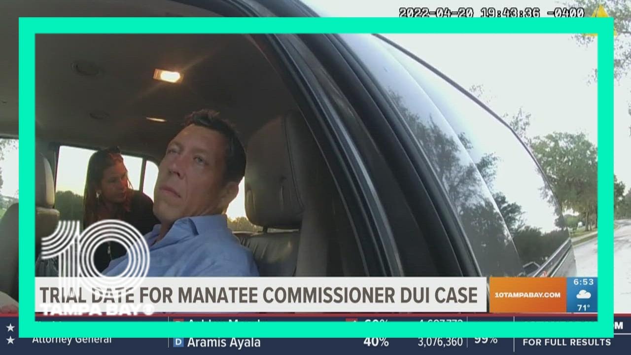 Trial date set for Manatee County commissioner DUI case - YouTube