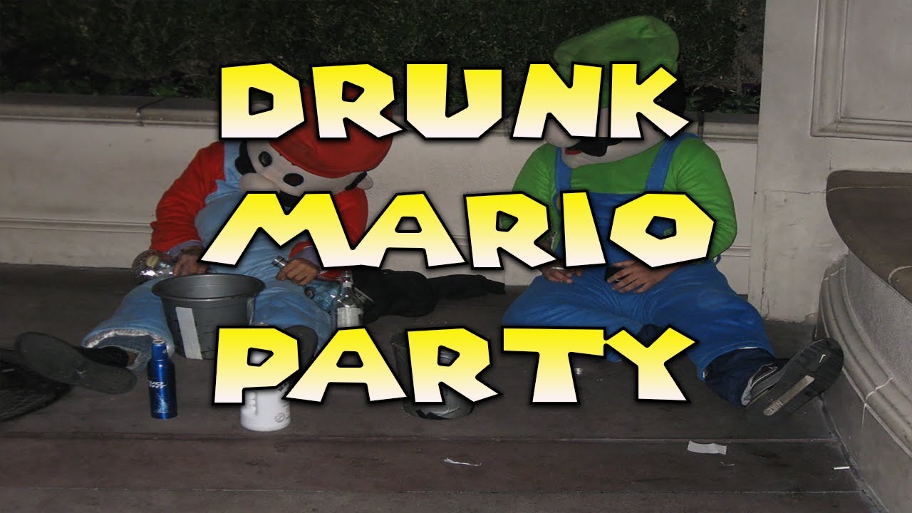 Drunk Mario Party - YouTube