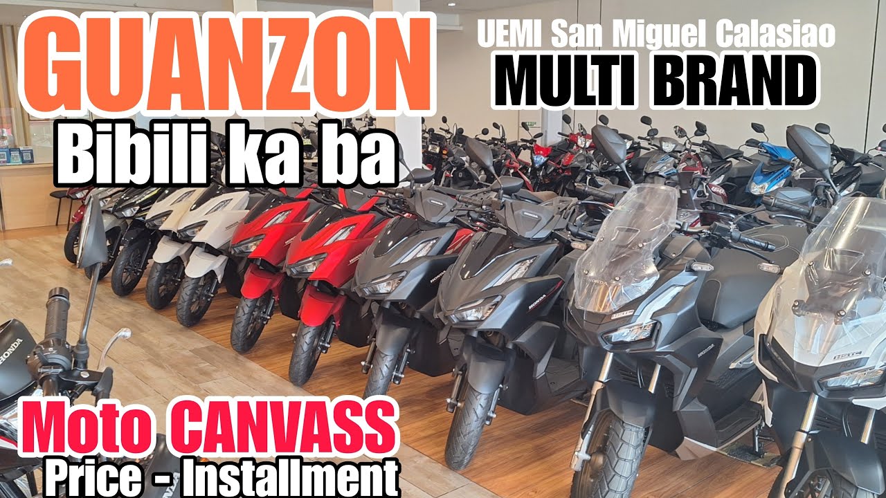 "LIVE" MOTO CANVASS - GUANZON MULTIBRAND - " Suzuki , Honda , Kawasaki ...